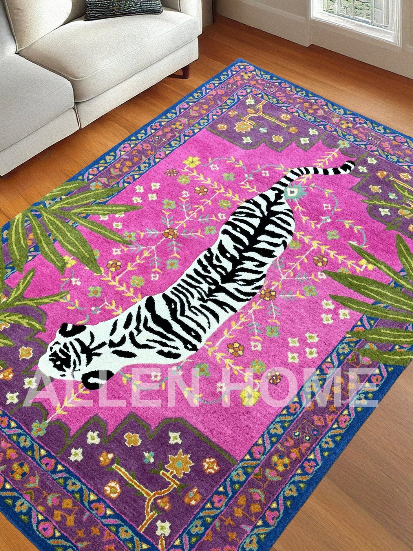 Bengal Tiger Rug – Luxe Jungle Theme | Allen Home