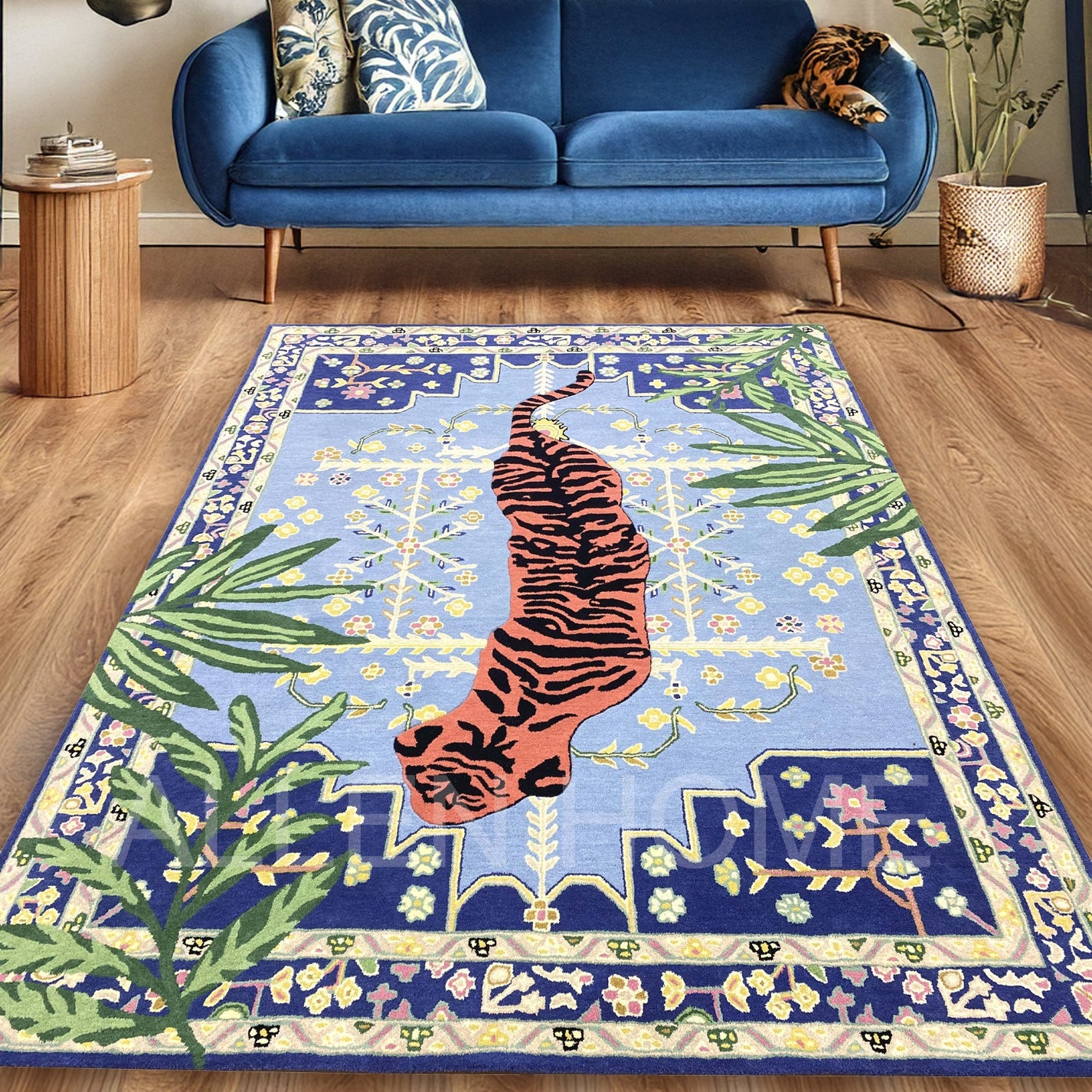 Bengal Tiger Rug – Luxe Jungle Theme | Allen Home