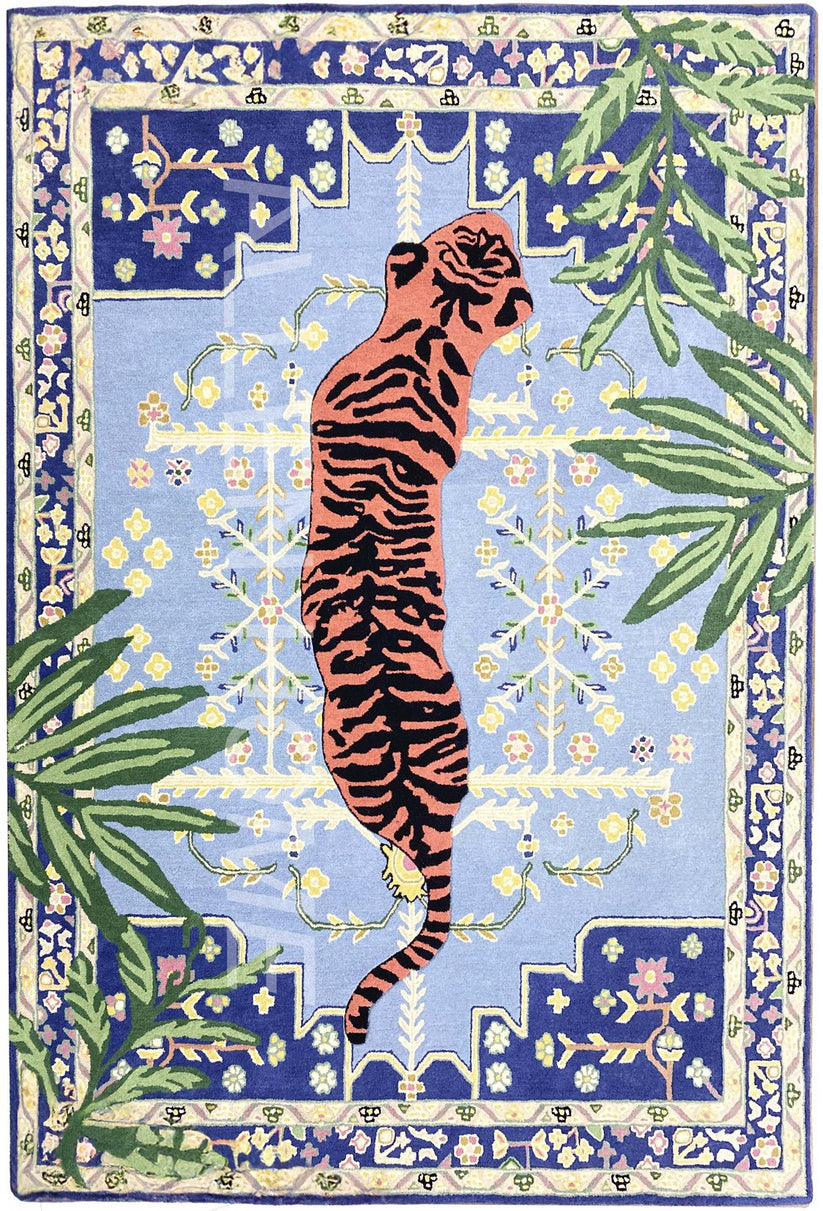 Bengal Tiger Rug – Luxe Jungle Theme | Allen Home