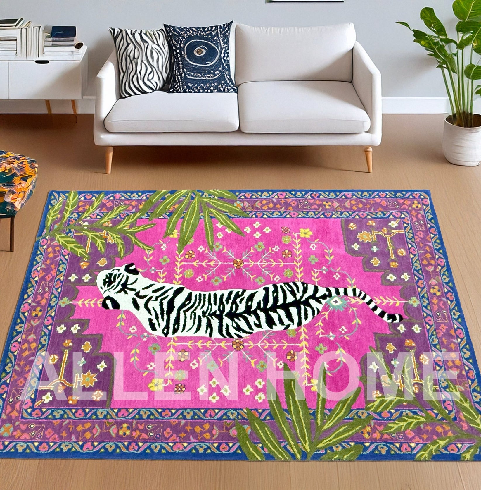 Bengal Tiger Rug – Luxe Jungle Theme | Allen Home