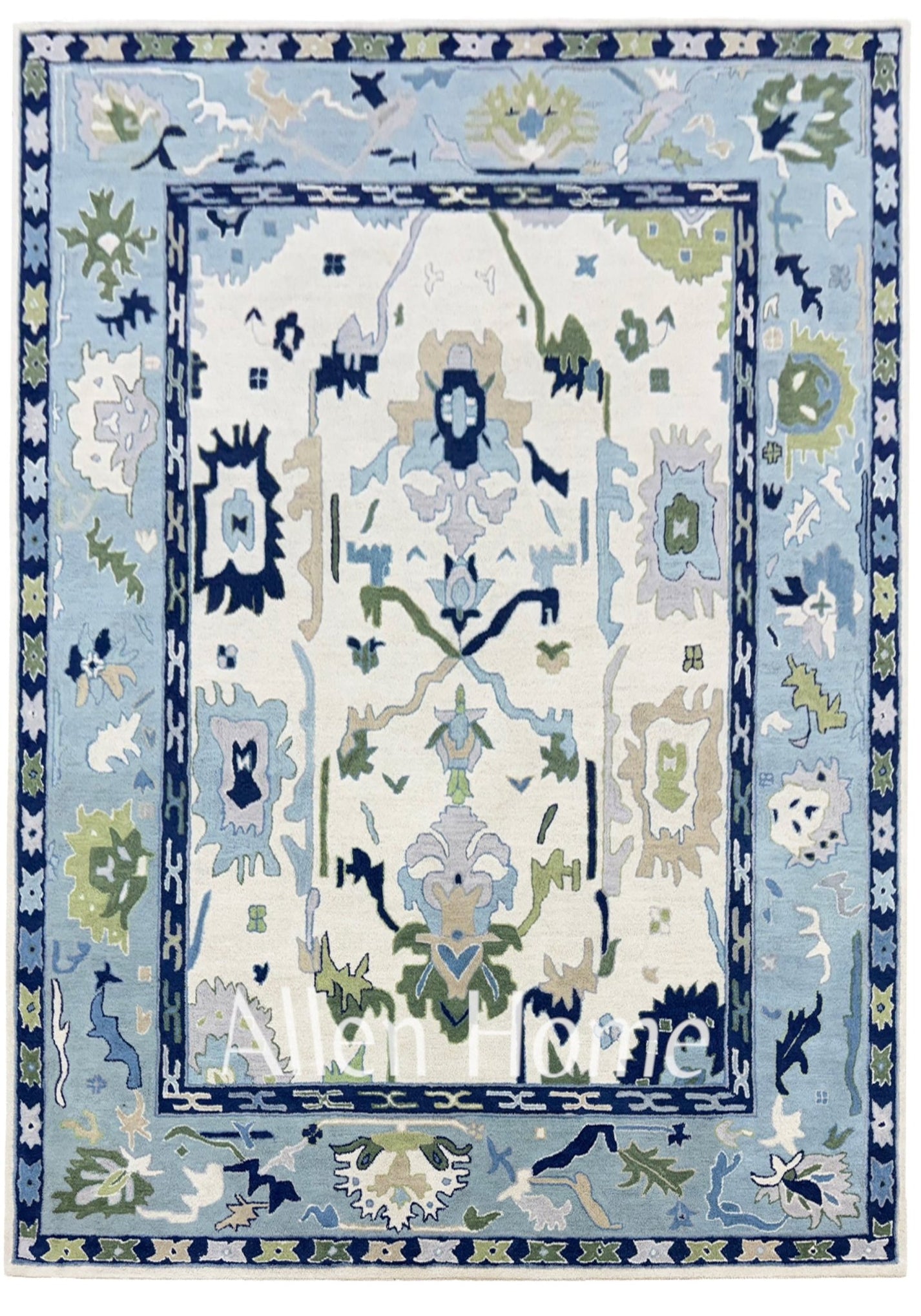 Oushak Caroline Hand-Tufted Wool Rugs | Allen Home