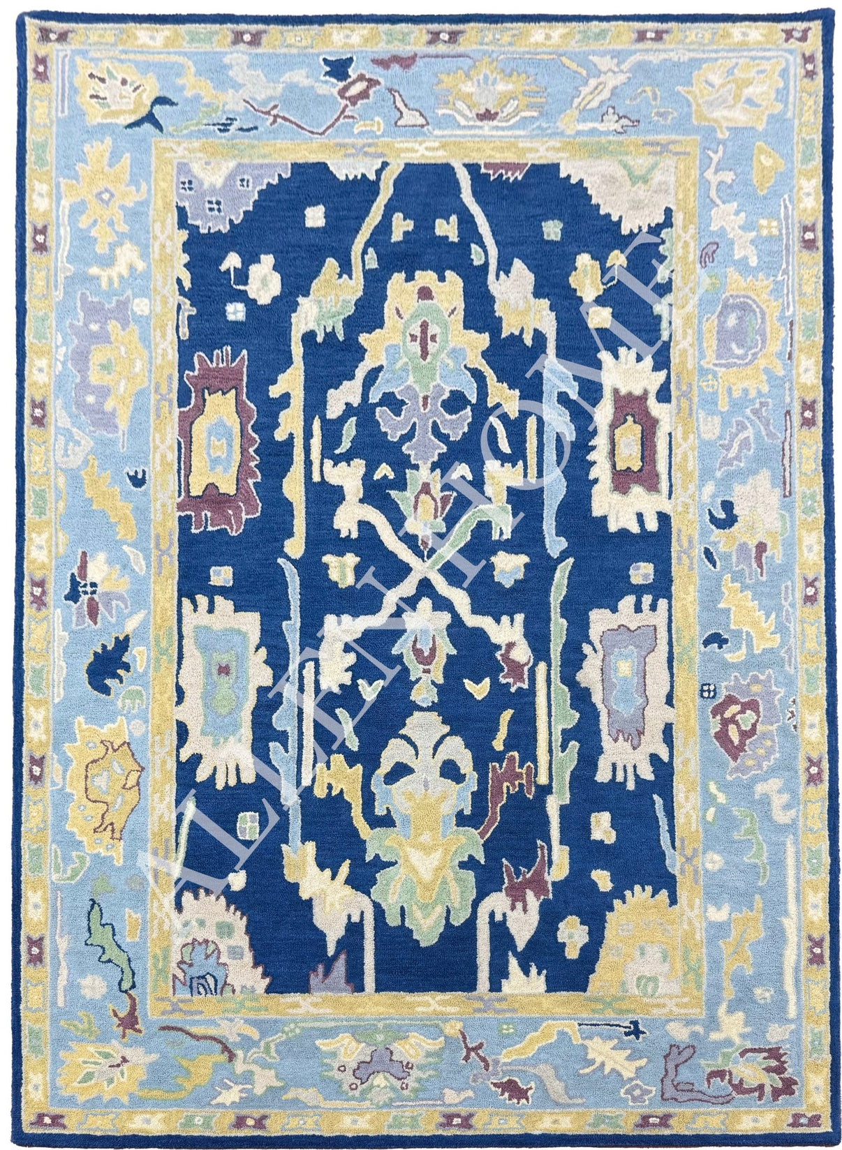 Oushak Caroline Hand-Tufted Wool Rugs | Allen Home | Free Shipping