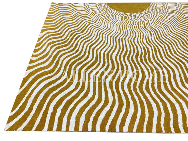 Sunray Rug – Radiant Yellow Accent | Allen Home